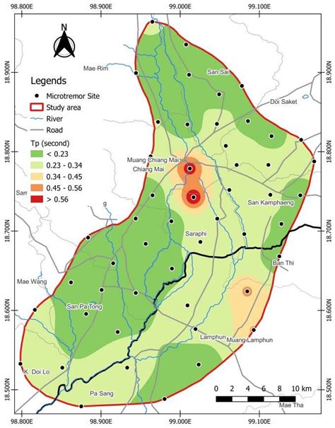 Map Of The Predominant Period Download Scientific Diagram