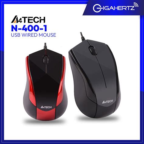 A4tech N 400 Usb Wired Mouse Gigahertz