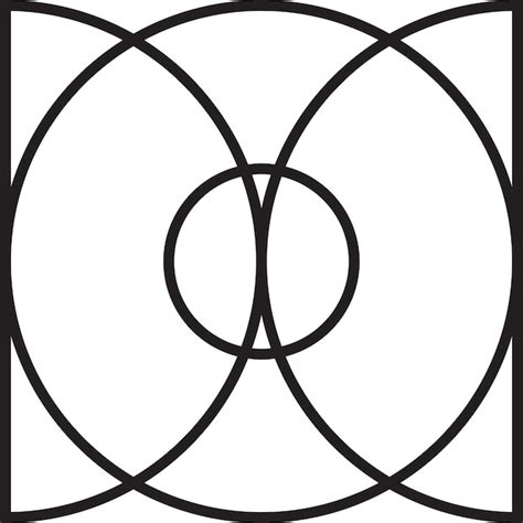 Premium Vector Abstract Overlapping Circle Logo Illustration In