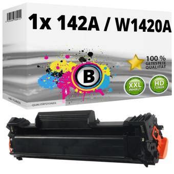 Alternativ HP Toner 142A / W1420A Schwarz | HD-Toner.de