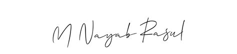 93 M Nayab Rasul Name Signature Style Ideas Creative Name Signature