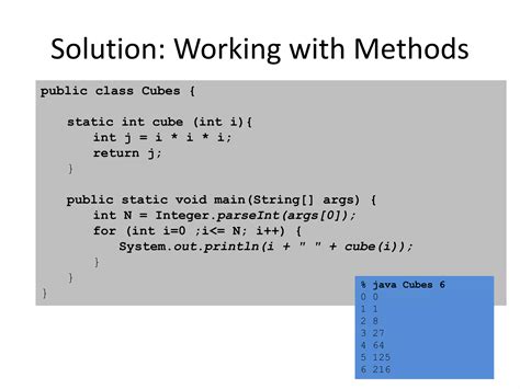 Java 102 Intro To Object Oriented Programming In Java Exercises Ppt