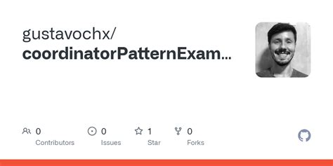 Github Gustavochxcoordinatorpatternexample