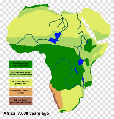 Africa Climate 7000bp Savanna Biome Africa Map Diagram Plot Atlas