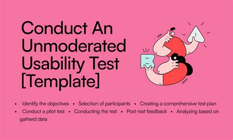 Conduct An Unmoderated Usability Test Template Figma