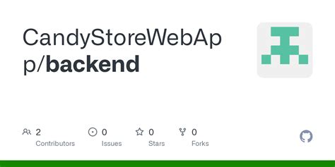 Github Candystorewebappbackend