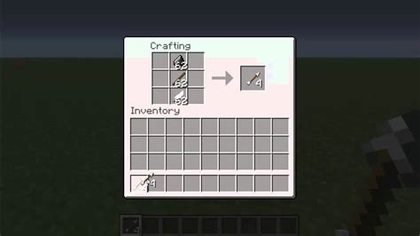 How To Make Arrows In Minecraft Youtube
