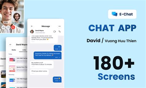 Chatting App Ui Kit Design E Chat Figma Figma