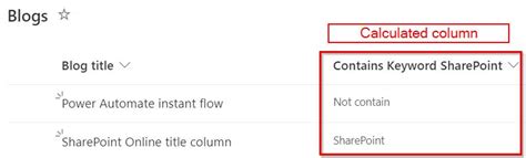 Sharepoint Calculated Column If Contains Text Enjoy Sharepoint