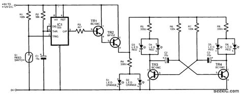 Model Railway Crossing Lights Led And Light Circuit Circuit Diagram