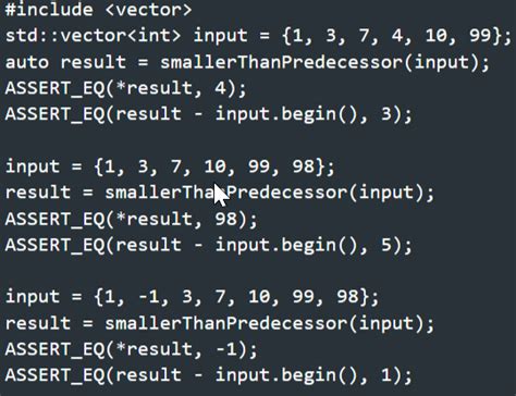 Solved Write A Function Named SmallerThanPredecessor Chegg