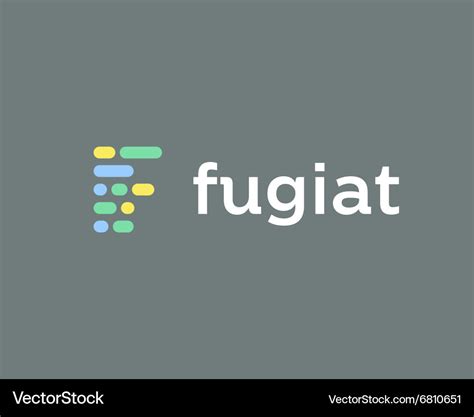 Dynamic F Code Logo Royalty Free Vector Image Vectorstock