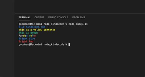 Nodejs 2 Ways To Colorize Console Log Output Kindacode