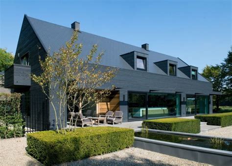 House In The Netherlands Upgraded With Black Cladding