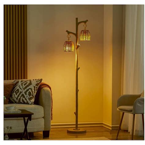 Rustic Floor Lamp Etsy