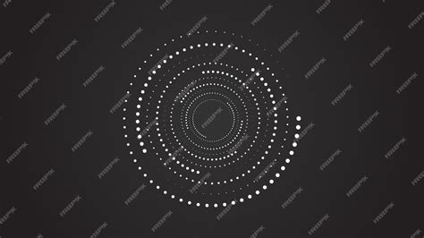 Rhythmic Spiral Sound Wave Abstract Vector Background Premium Ai Generated Image