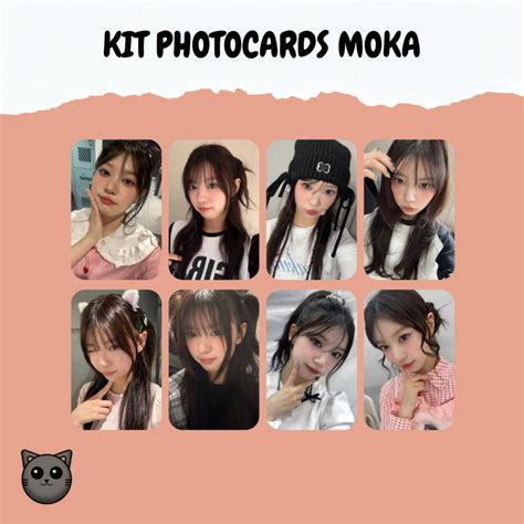 Kit Photocards Frente E Verso Fanmade Illit Moka Shopee Brasil