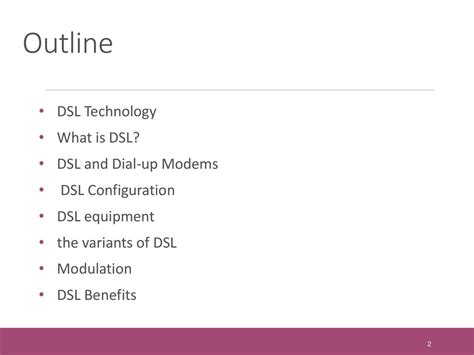 Digital Subscriber Line Technology Ppt Download