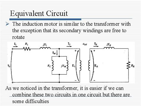 Equivalent Circuit Of 3 Phase Squirrel Cage Induction Motor