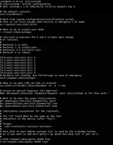 Comment Fonctionnement Les Services Init D Linux Sysv Init