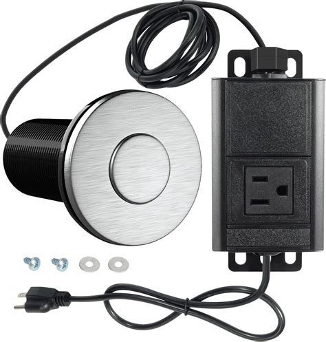 Garbage Disposal Button Air Switch Sink Top One Push Button For Disposer With Aluminum Alloy Garbage Disposal Button Air Switch Sink Top One Push Button For Disposer With Aluminum Alloy