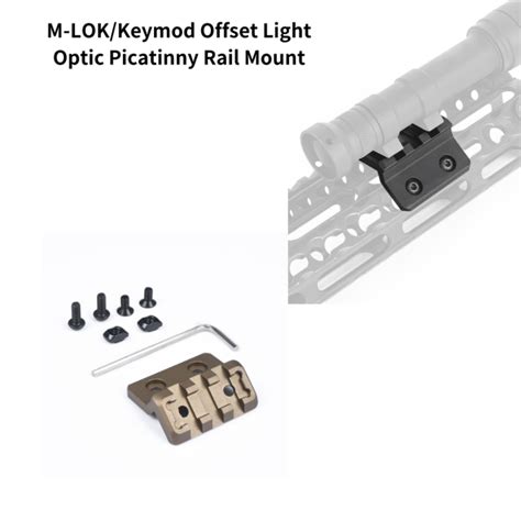 M Lok Keymod Offset Light Optic Picatinny Rail Mount Gun Mall Hong Kong