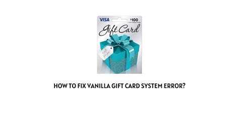how to fix vanilla t card system error