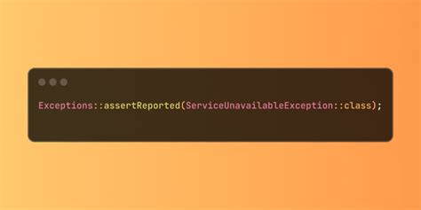 Verifying Exception Reporting In Laravel With Assertreported Devstacktips