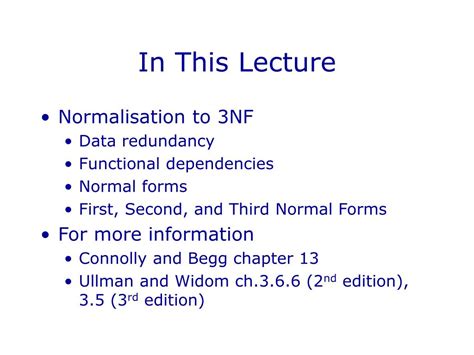 Ppt Normalisation To 3nf Powerpoint Presentation Free Download Id