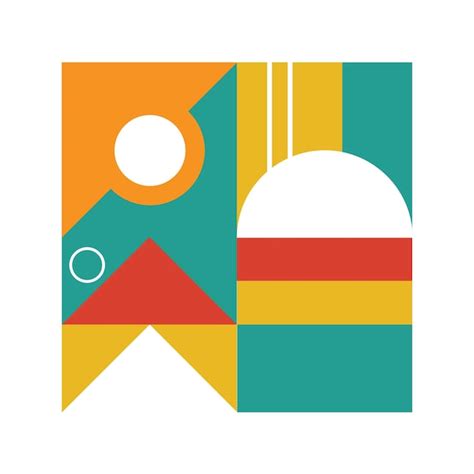 Premium Vector Abstract Geometric Element