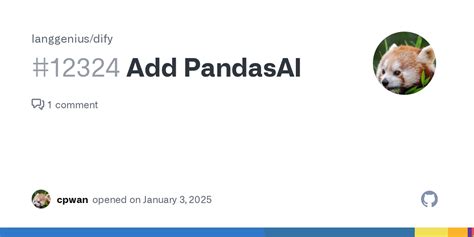add pandasai · issue 12324 · langgenius dify · github