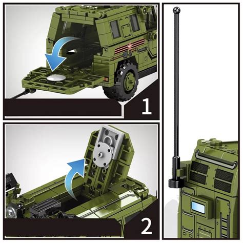 Russian Ground Forces Tigr M Gaz Armoured Vehicle — Brick Block Army