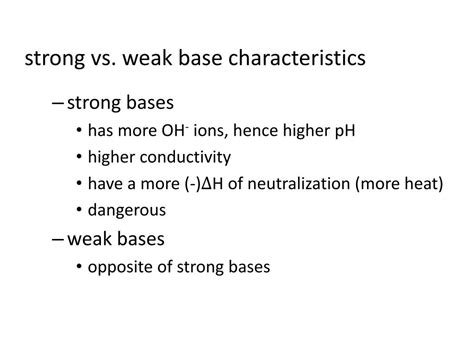 PPT Strong And Weak A Cids And Bases PowerPoint Presentation Free Download ID 3001698