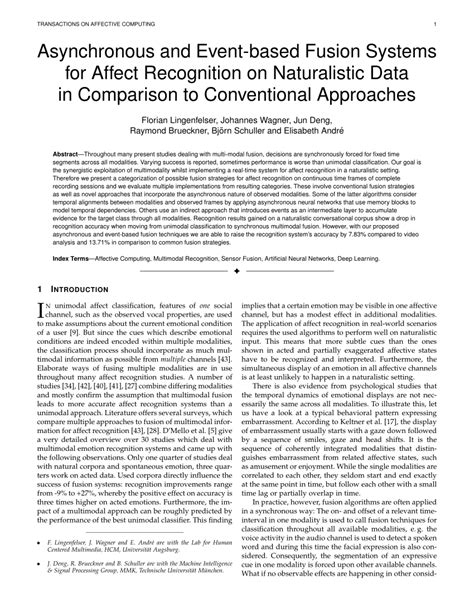 Pdf Synchronous Asynchronous And Event Driven Fusion Systems For