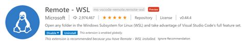 Vscode Still Recommends Remote Wsl Extension After I Turn Off Wsl Feature On Windows Issue