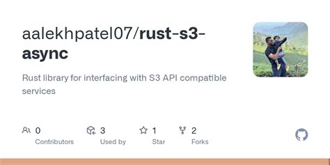 Github Aalekhpatel07rust S3 Async Rust Library For Interfacing With