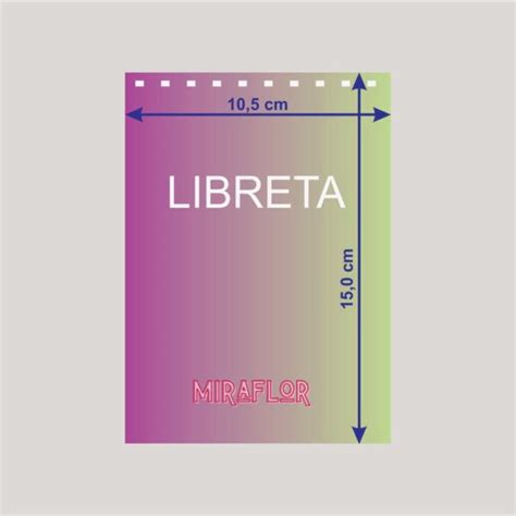Libreta 40 Hojas Blancas Miraflor