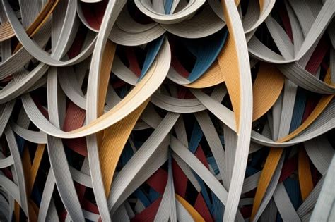 Premium Ai Image A Mesmerizing Backdrop Of Interlocking Shapes And Colors Creating An Illusion