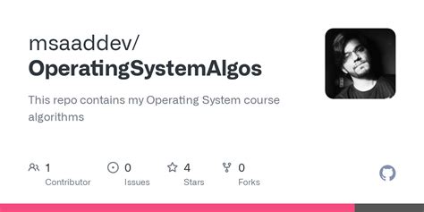 GitHub Msaaddev OperatingSystemAlgos This Repo Contains My Operating System Course Algorithms