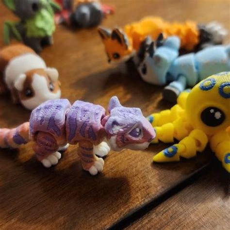 Halloween Pixie Bat 3d Printed Articulating Flexi Fidget Etsy