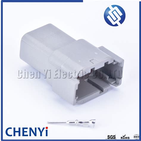 Deutsch Dtm Male Female Waterproof Connector Automotive Sealed Plug Dtm06 2s Dtm06 3sdtm06 4s