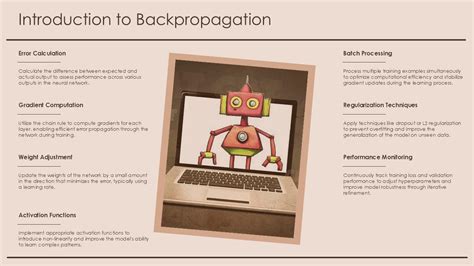 Propagate Backward Neural Network Error Correction Ppt Template St Ai