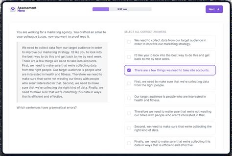 Communication Online Test Skill Assessment