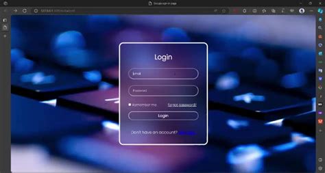 How To Create A Login Page With Html And Css Sai Siddhu Ragipani