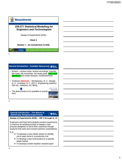 Week 5 Lecture Note 1 Pdf Analysis Of Variance Errors And Residuals