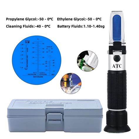 Refractometer Engine Antifreeze Battery Coolant Test Propylene Glycol