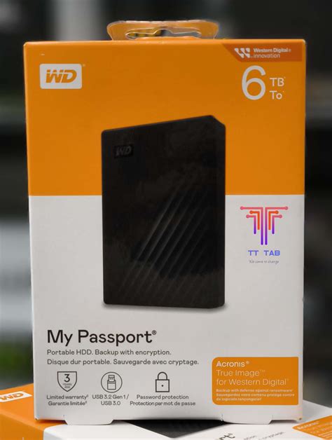 wd my passport external hdd