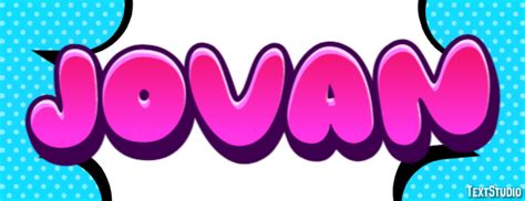 Jovan Text Effect And Logo Design Name