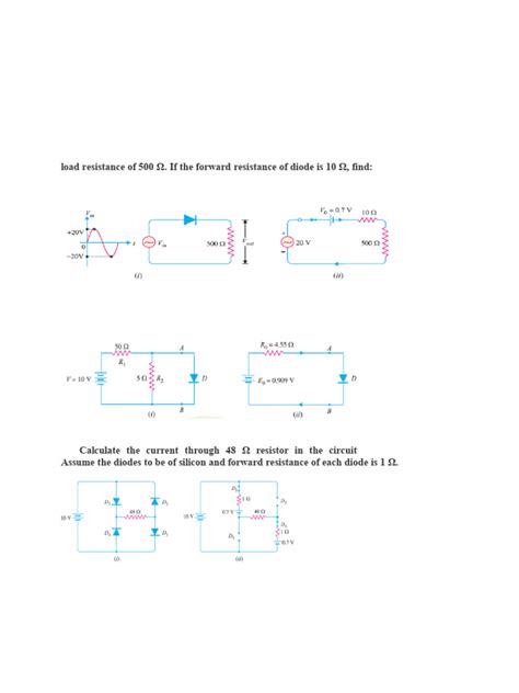 Semiconductor Diode Problems Pdf