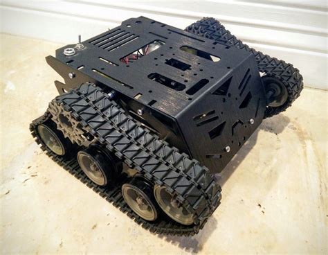 dfrobot devastator tank treaded tracked robot part 1 assembly